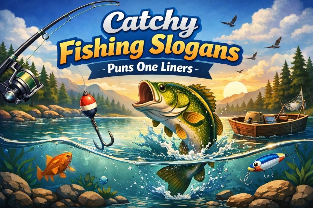 Catchy Fishing Slogans That Reel In Attention (2026)